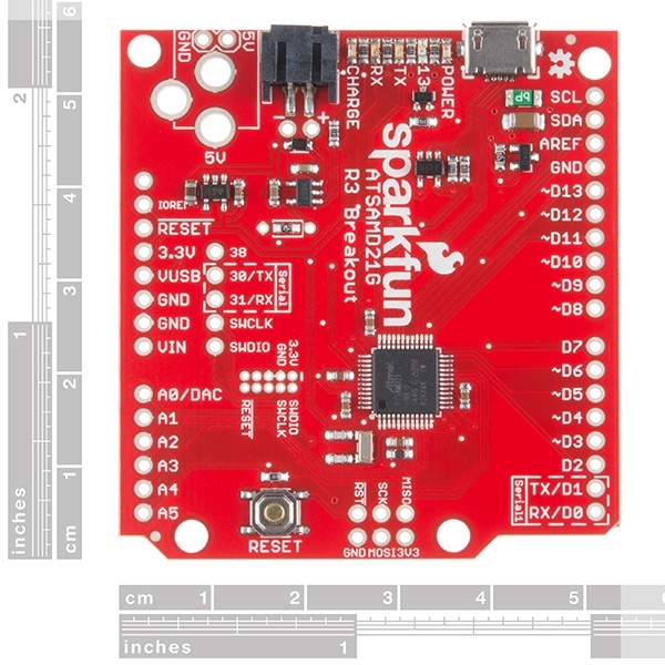 Sparkfun Samd21 Dev Breakout Dev 13672 Sparkfun製｜電子部品・半導体通販のマルツ 9334
