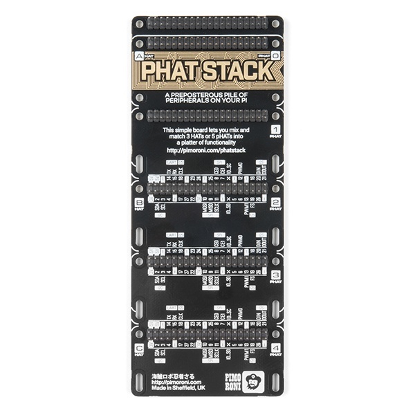 Pimoroni pHAT Stack - Fully Assembled Kit DEV-16303 SparkFun製｜電子部品・半導体 ...