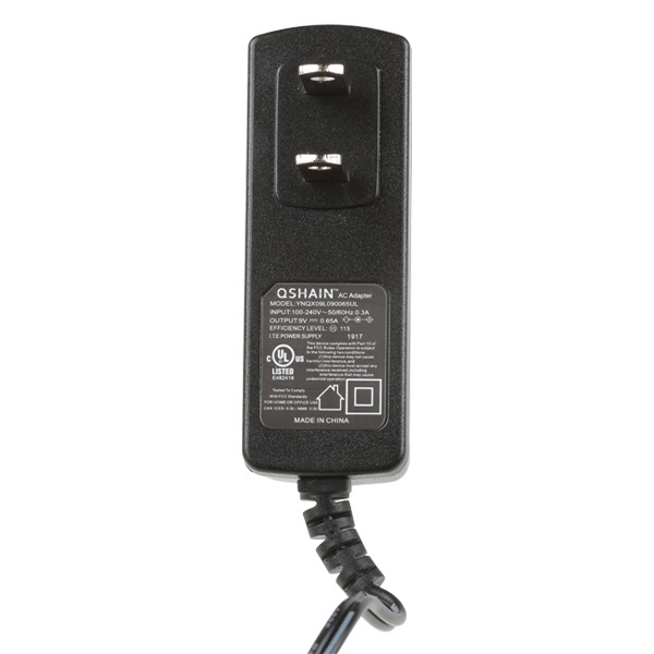 Wall Adapter Power Supply - 9VDC, 650mA (Barrel Jack) TOL-15314 ...