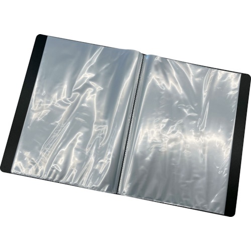 PP クリアファイル A4タテ 40P ブラック TCF440-BK トラスコ製｜電子部品・半導体通販のマルツ