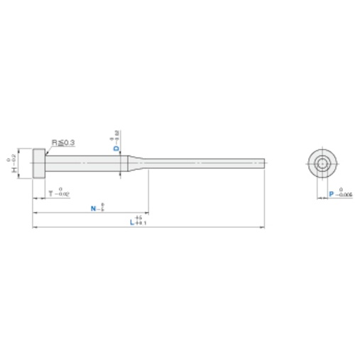 精密段付エジェクタピン T-ESH1.5-150-0.8-70 トラスコ製｜電子部品・半導体通販のマルツ