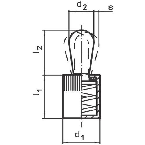 HALDER プレッシャー・ピン 圧入タイプ シール無 6×7L 22150.0050 ロームヘルド・ハルダー製｜電子部品・半導体通販のマルツ