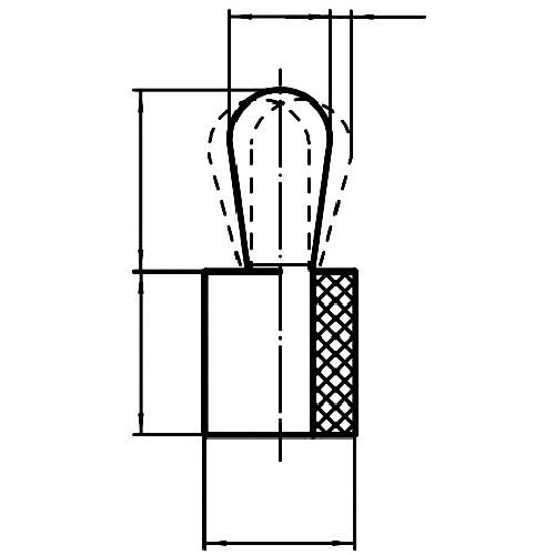HALDER プレッシャー・ピン 圧入タイプ シール付 6×7L 22150.0111 ロームヘルド・ハルダー製｜電子部品・半導体通販のマルツ