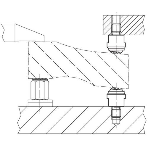 HALDER 揺動パッド オネジセレーション付 22730.0319 ロームヘルド・ハルダー製｜電子部品・半導体通販のマルツ