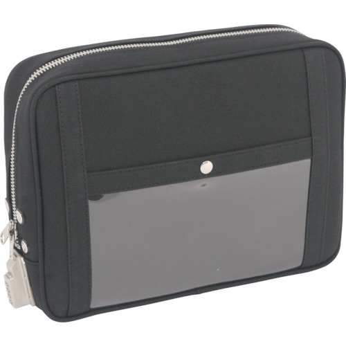 SANEI 帆布メール用ポーチ(L)SED-1錠付 黒 PL-SED-01 三栄産業製｜電子部品・半導体通販のマルツ