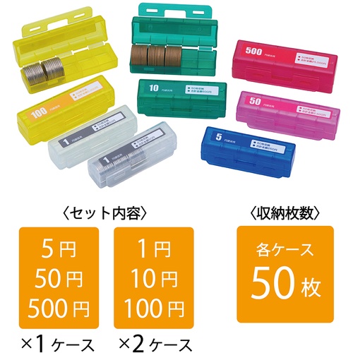 カール コインケース・マルチセット(6種類9個セット) CX-690 CX-690 カール事務器製｜電子部品・半導体通販のマルツ