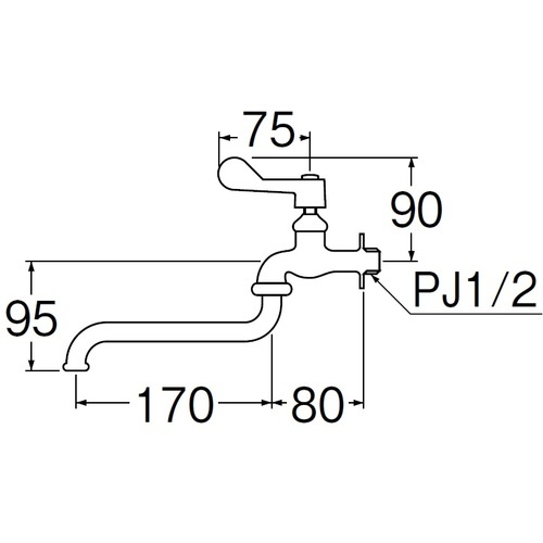 SANEI 厨房用自在水栓 A1310-13 SANEI製｜電子部品・半導体通販のマルツ