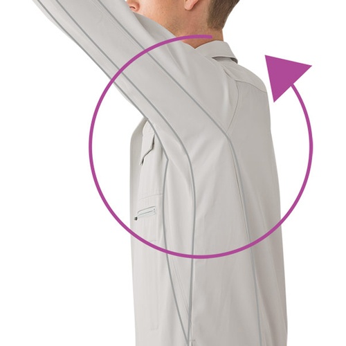 ミドリ安全 男女共用 ハーネス対応 ジャンパー VE581 上 シルバーグレー L VE581-UE-L ミドリ安全製｜電子部品・半導体通販のマルツ