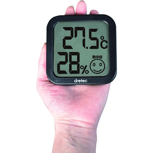 dretec デジタル温湿度計 ブラック O-271BK -製｜電子部品・半導体通販のマルツ