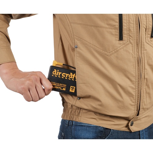 バ-トル エアークラフトジャケット AC1141-23-M カーキ AC1141-23-M BURTLE製｜電子部品・半導体通販のマルツ