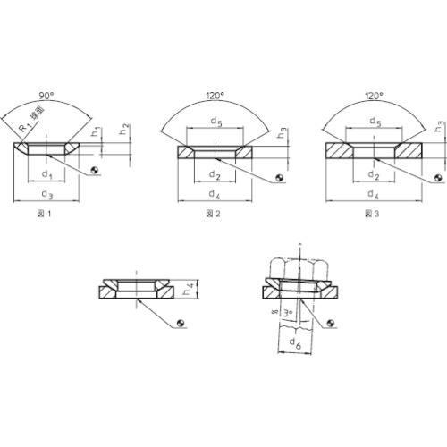 HALDER 球面ワッシャー 焼入れ鋼 適合ボルトM8 23050.0008 ロームヘルド・ハルダー製｜電子部品・半導体通販のマルツ