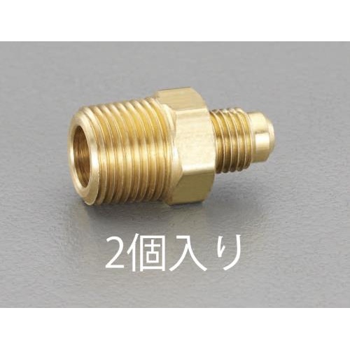 NPT1/4" xF1/4" フレアーハーフユニオン(2個) EA442A-22 エスコ製｜電子部品・半導体通販のマルツ