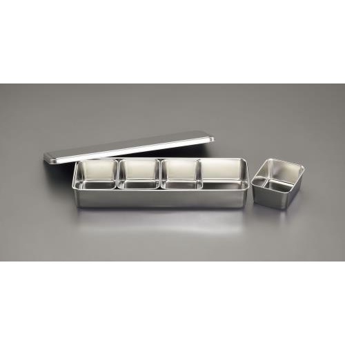 432×148× 63mm ふた付ボックス(ステンレス製) EA508S-163 エスコ製｜電子部品・半導体通販のマルツ