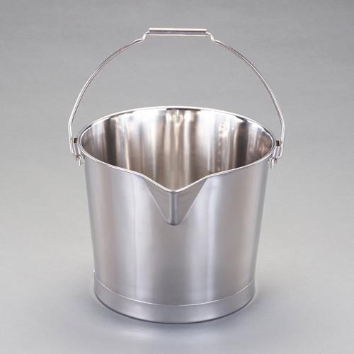 10L バケツ(口付/ステンレス製) EA508S-21 エスコ製｜電子部品・半導体通販のマルツ