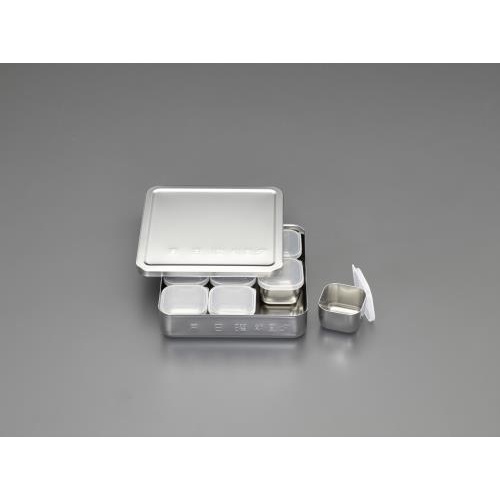 170×170×38mm パーツケース(ステンレス製/9個) EA508S-45 エスコ製｜電子部品・半導体通販のマルツ