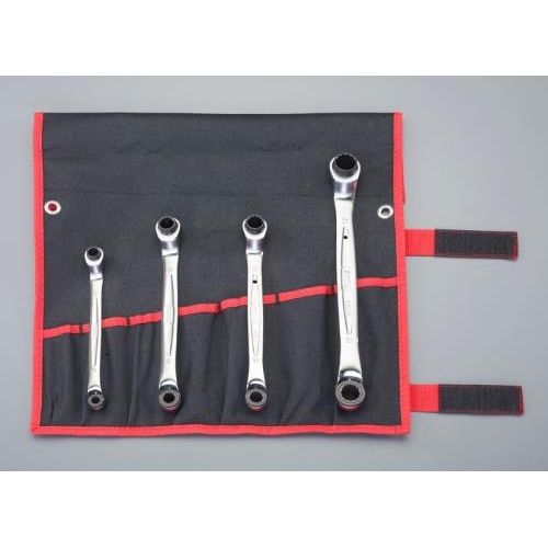 4本組/75゜ ラチェットメガネレンチ(深穴型) EA614HS-71 エスコ製｜電子部品・半導体通販のマルツ