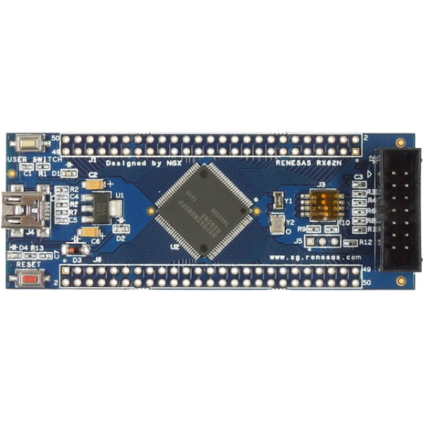 RX62N搭載マイコン評価ボード BLUEBOARD-RX62N_100PIN NGX Technologies製｜電子部品・半導体通販のマルツ