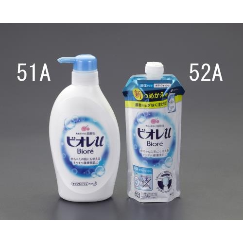 480ml ボディソープ(ビオレU ポンプ) EA922KC-51A エスコ製｜電子部品・半導体通販のマルツ