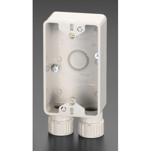 [PF16用]スイッチボックス(下2個口) EA940CP-4 エスコ製｜電子部品・半導体通販のマルツ