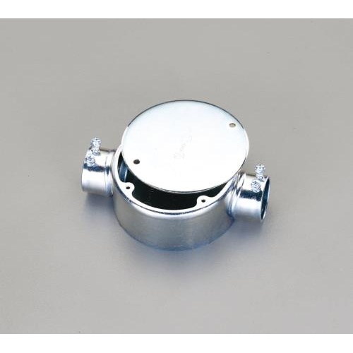 E19 露出ボックス(直線2方出/丸型) EA940CS-24 エスコ製｜電子部品・半導体通販のマルツ