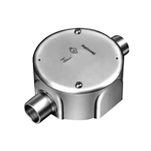 C25 丸形露出ボックス(直線2方出/薄鋼用) EA940CS-642 エスコ製｜電子部品・半導体通販のマルツ