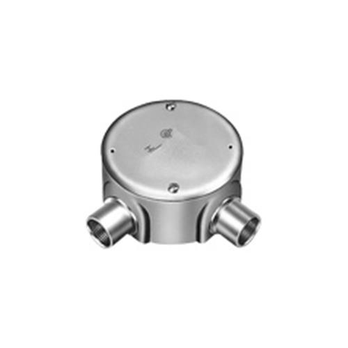 C19 丸形露出ボックス(直角2方出/薄鋼用) EA940CS-651 エスコ製｜電子部品・半導体通販のマルツ