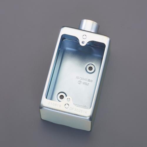 C19[1個用]露出スイッチボックス(1方出/薄鋼用) EA940CS-681 エスコ製｜電子部品・半導体通販のマルツ