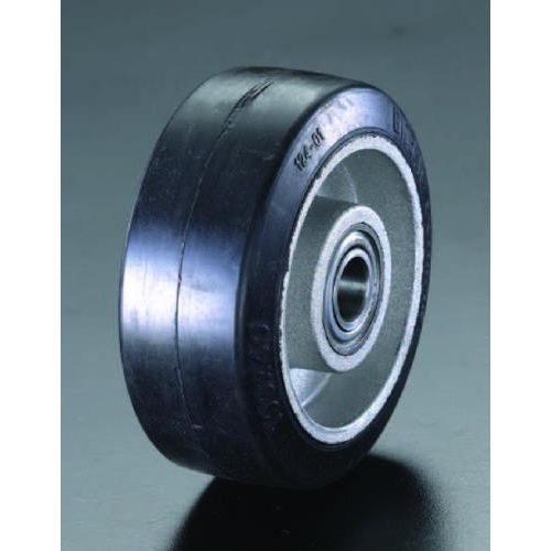 100x40mm 車輪(ラバータイヤ・アルミホイール) EA986M-100 エスコ製｜電子部品・半導体通販のマルツ