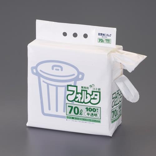 800x900mm/70L ごみ袋(半透明/100枚) EA995AD-295 エスコ製｜電子部品・半導体通販のマルツ