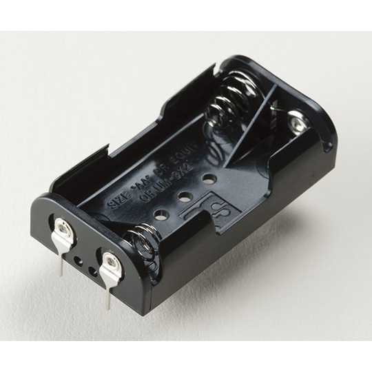 SN3-2PC ピン付電池ホルダー 62-8341-84 タカチ電機工業製｜電子部品・半導体通販のマルツ