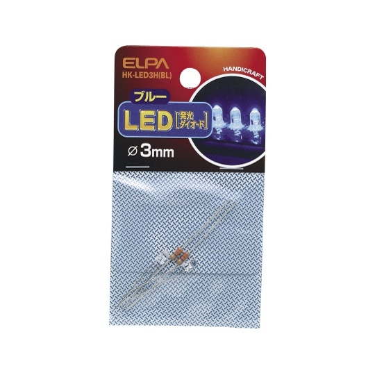 HK-LED3H(BL)LED 3MM青 62-8566-32 ELPA製｜電子部品・半導体通販のマルツ