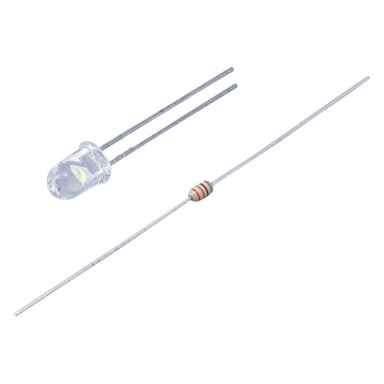 HK-LED5H(W) LED 5MM白 62-8566-40 ELPA製｜電子部品・半導体通販のマルツ