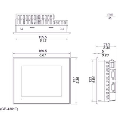プログラマブル表示器(GP4000シリーズエントリーモデル) PFXGP4301TADW SCHNEIDER ELECTRIC製｜電子部品 ...