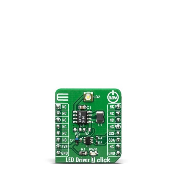 MIKROE LED Driver 7 Click DEV-19529 SparkFun製｜電子部品・半導体通販のマルツ