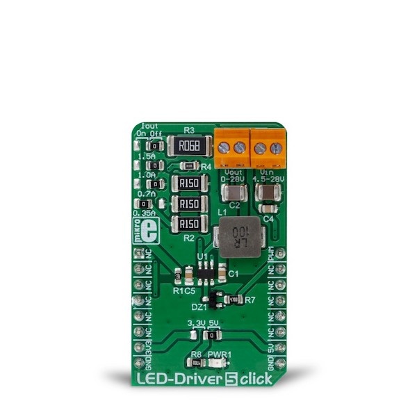 MIKROE LED Driver 5 Click DEV-19885 SparkFun製｜電子部品・半導体通販のマルツ