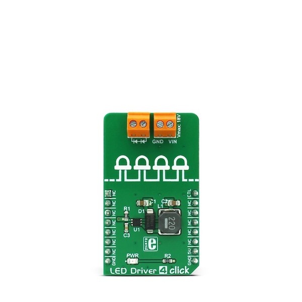 MIKROE LED Driver 4 Click DEV-19982 SparkFun製｜電子部品・半導体通販のマルツ