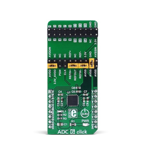 MIKROE ADC 6 Click DEV-20022 SparkFun製｜電子部品・半導体通販のマルツ