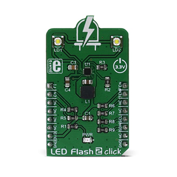 MIKROE LED Flash 2 Click DEV-20205 SparkFun製｜電子部品・半導体通販のマルツ