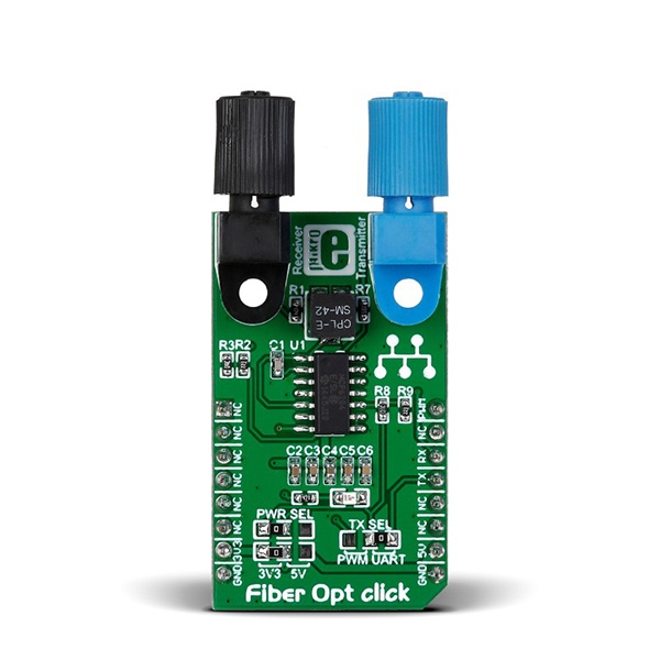 MIKROE Fiber Opt Click PRT-18834 SparkFun製｜電子部品・半導体通販のマルツ
