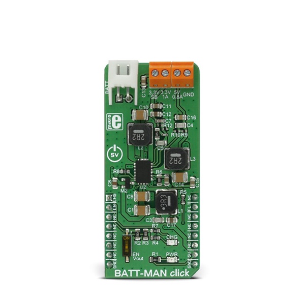 MIKROE BATT-MAN Click PRT-18900 SparkFun製｜電子部品・半導体通販のマルツ