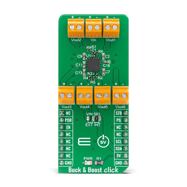 MIKROE Buck & Boost Click PRT-18901 SparkFun製｜電子部品・半導体通販のマルツ