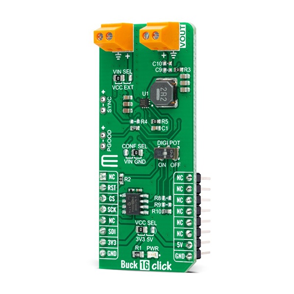 MIKROE Buck 16 Click PRT-19126 SparkFun製｜電子部品・半導体通販のマルツ