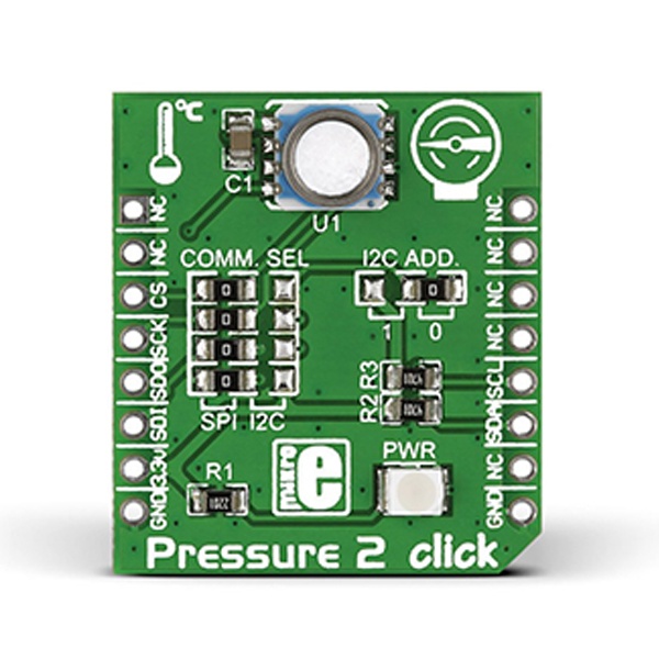 MIKROE Pressure 2 Click SEN-20398 SparkFun製｜電子部品・半導体通販のマルツ