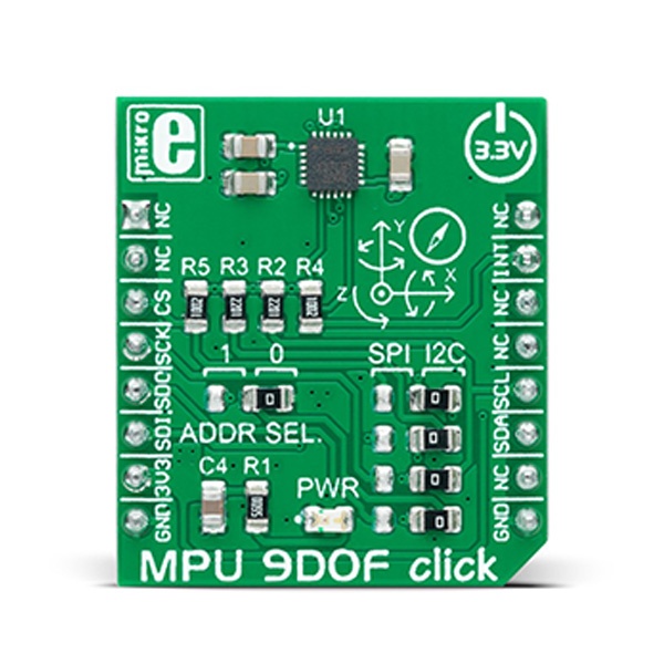 MIKROE MPU 9DOF Click SEN-20426 SparkFun製｜電子部品・半導体通販のマルツ