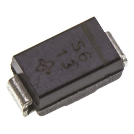 整流ダイオード、1A、60V 表面実装、2-Pin DO-214AC (SMA) ショットキー 750mV SS16-E3/61T ...