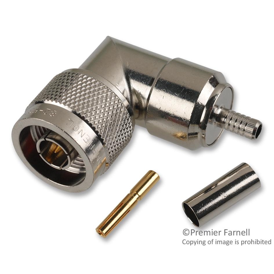 RF/COAXIAL N PLUG R/A 50 OHM CRIMP 082-5374 Amphenol RF製｜電子部品・半導体通販のマルツ