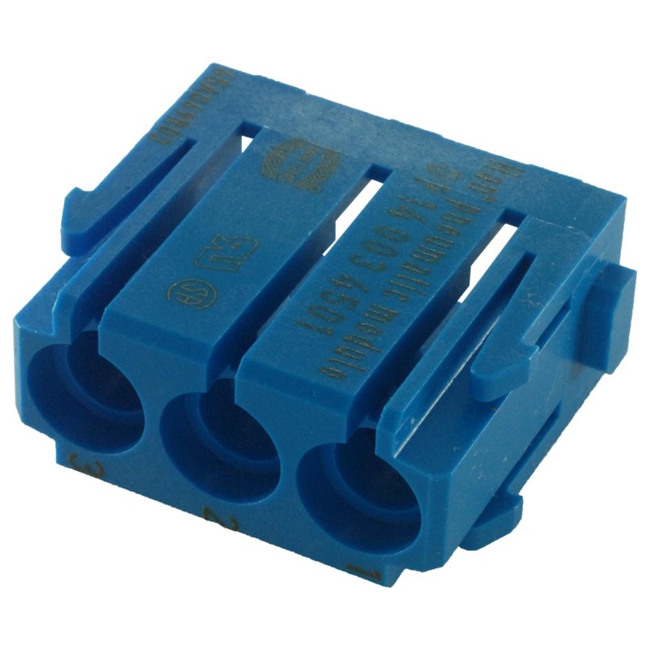 RECTANGULAR HAN MODULE PLUG 3 POSITION CRIMP 09140034501 Harting製｜電子部品 ...