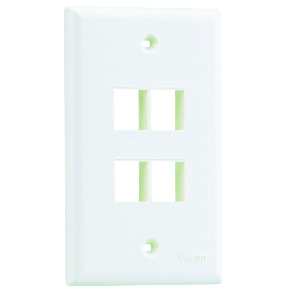 VERTICAL FACEPLATE 4 MODULE WHITE NK4FNWH Panduit製｜電子部品・半導体通販のマルツ