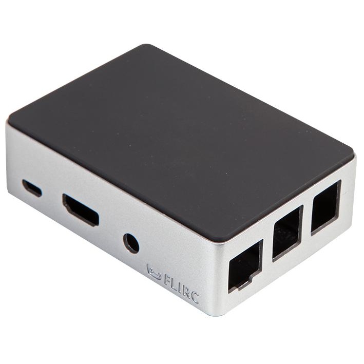 CASE FLIRC BLACK/SILVER PI 2/3B/3B+ 101219 -製｜電子部品・半導体通販のマルツ