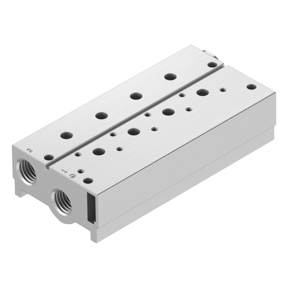 COMPACT MANIFOLD BLOCK 4 OUTLET G3/8 VABM-B10-25S-G38-4-P3 Festo製｜電子部品 ...